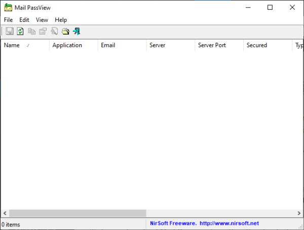 How to recover Outlook account password with Mail PassView 2025