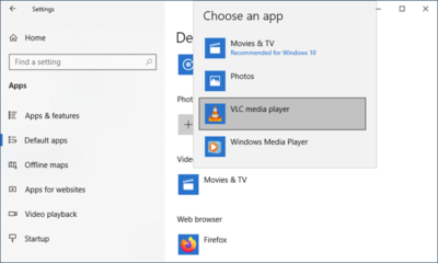 Reset or undo Always use this app to open file with option in Windows
